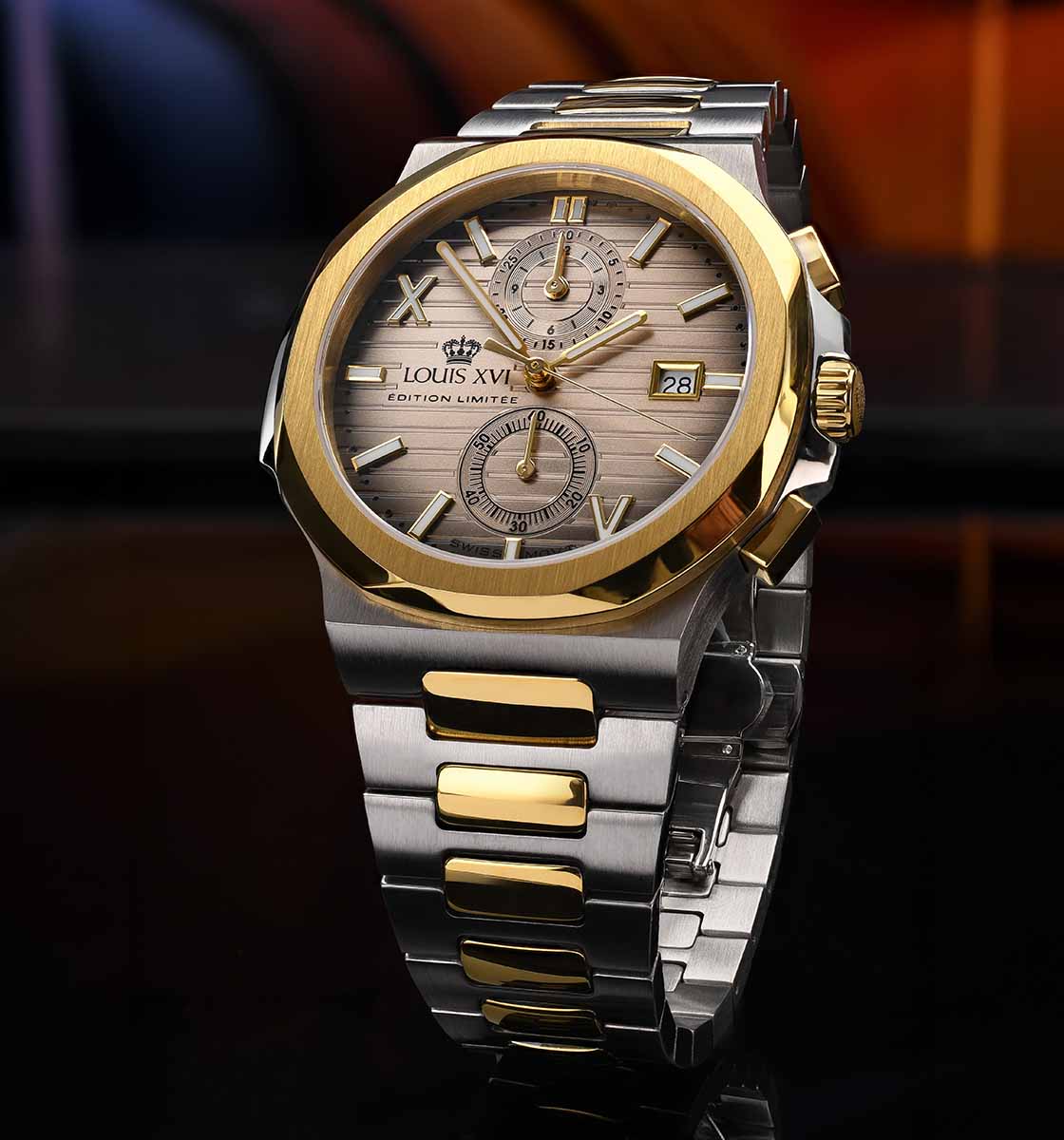Renaissance Chrono Men's Watches - with artistic bezel