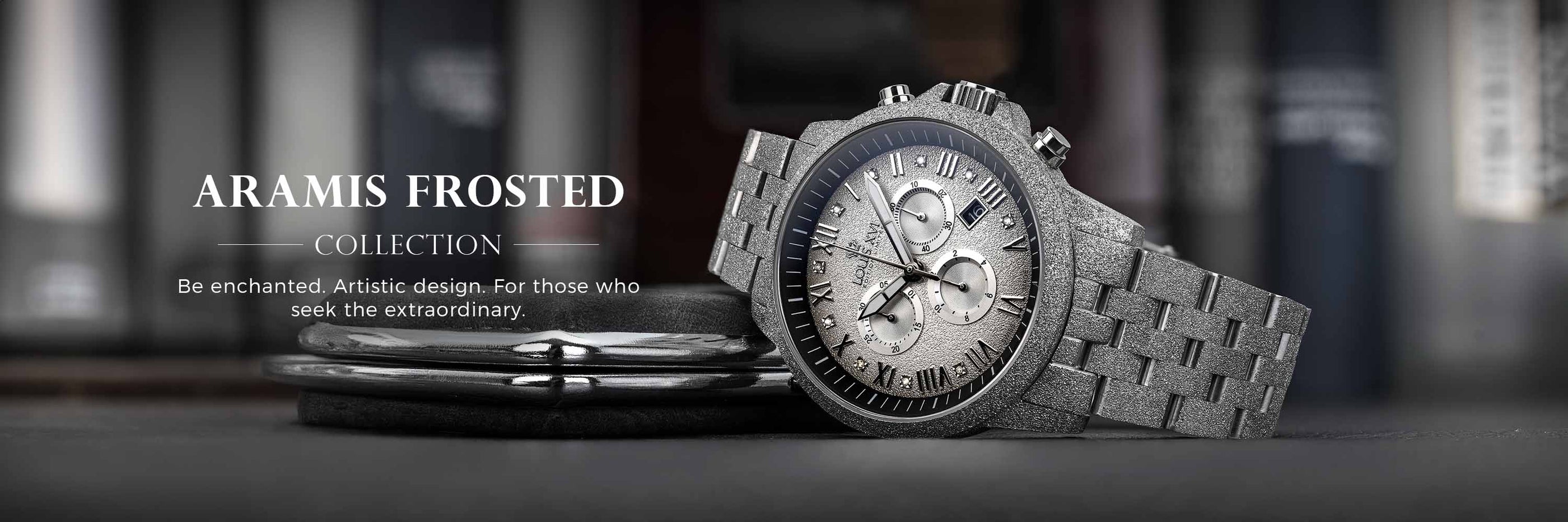 Aramis Frosted watch collection for men by LOUIS XVI